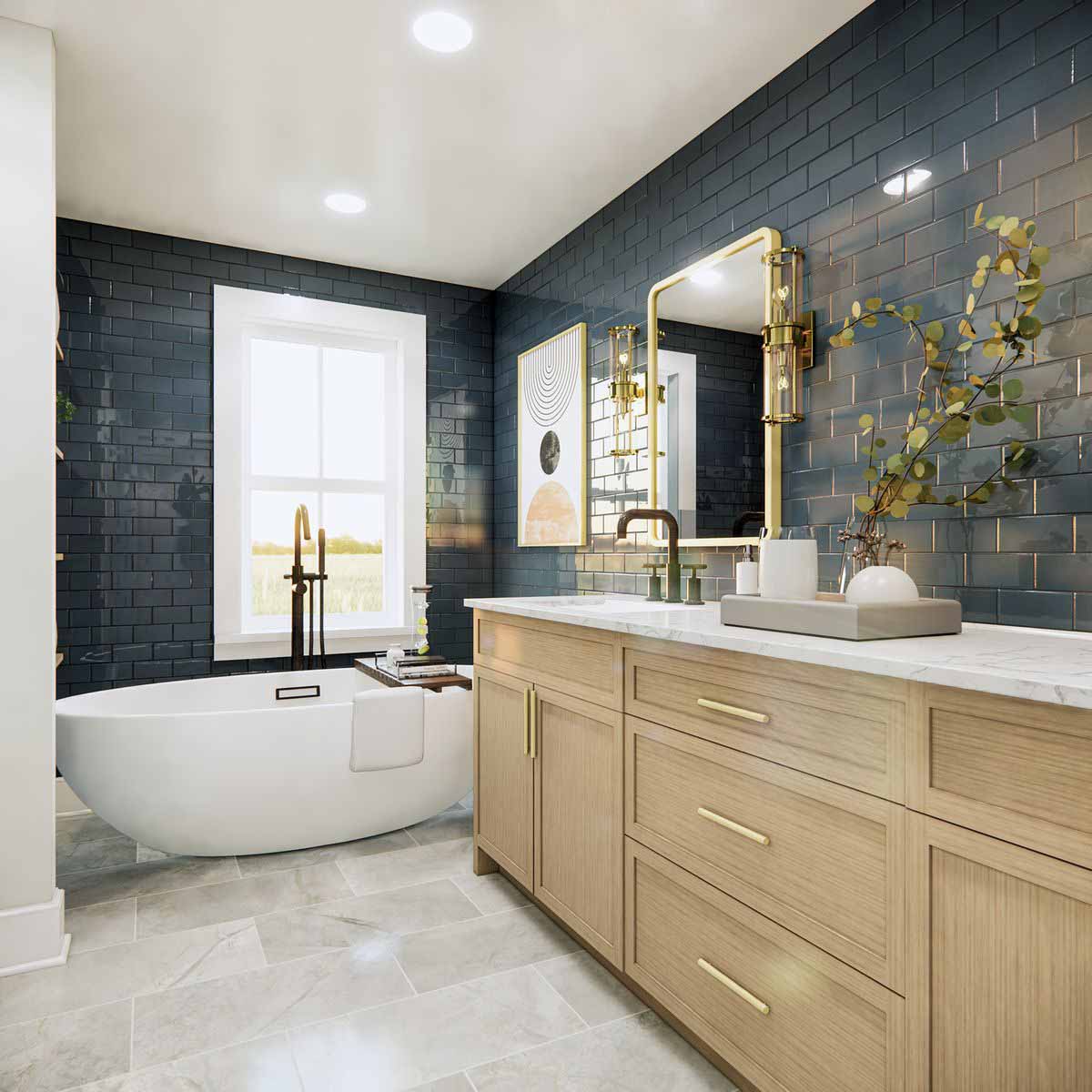 Bathroom Render Tips & Ideas: 20 Renderings to Draw Inspiration From
